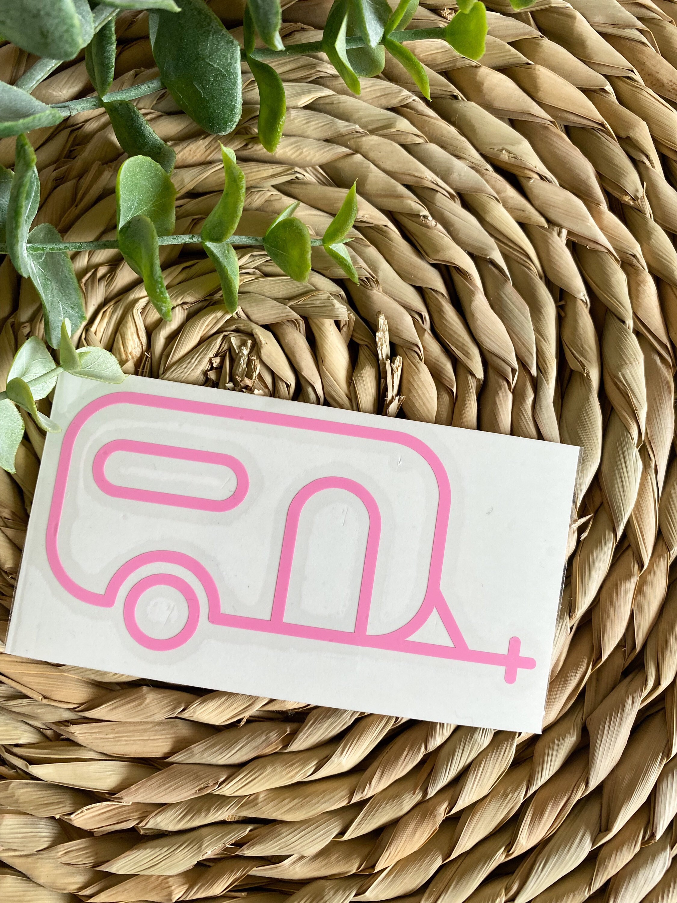 Flo the Caravan Sticker Vinyl Cutout. Personalise Your - Etsy Australia