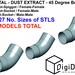 45 Deg Bend Coupler Female to Female - Male to Female - Male to Male ...