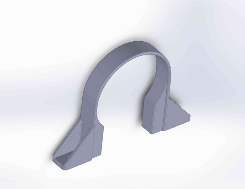 Imperial Pipe Wall Clip Standoff .STL File for Workshop Extract 5 No ...