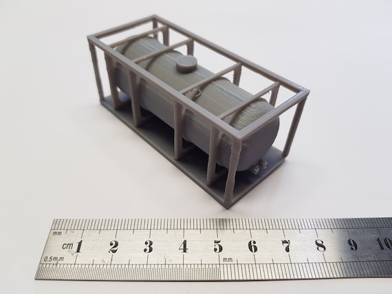 3D Printed OO Scale 20 Foot ISO Tank for Model Railway - Etsy UK