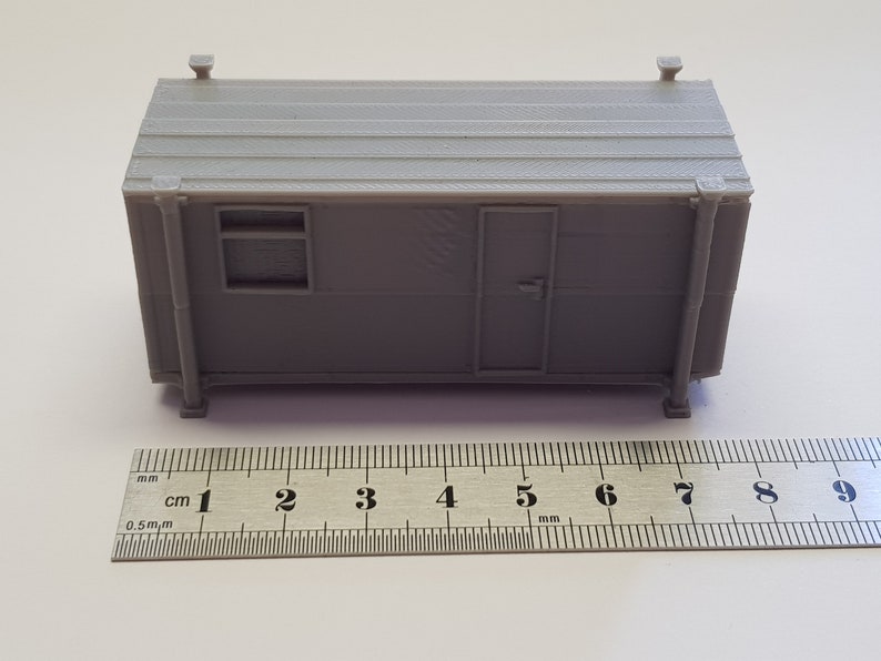 3D Printed OO Scale Site Portacabin for Model Railway - Etsy