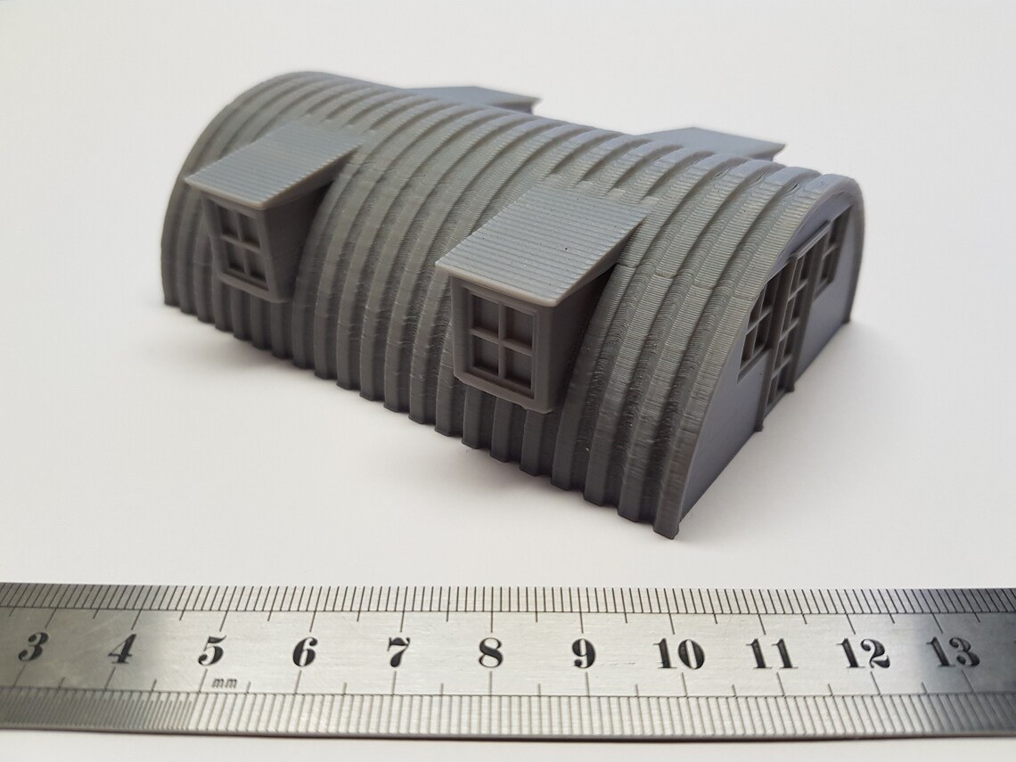 Digital STL File 1:1 Scale Nissen Hut for Model Railway - Etsy