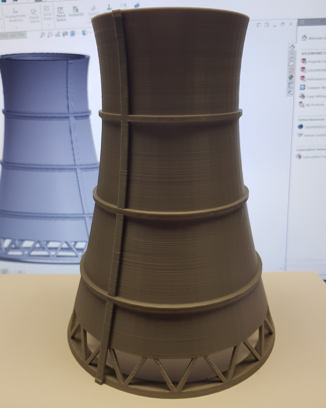 Digital STL File 1:1 Scale Cooling Tower for Model Railway - Etsy