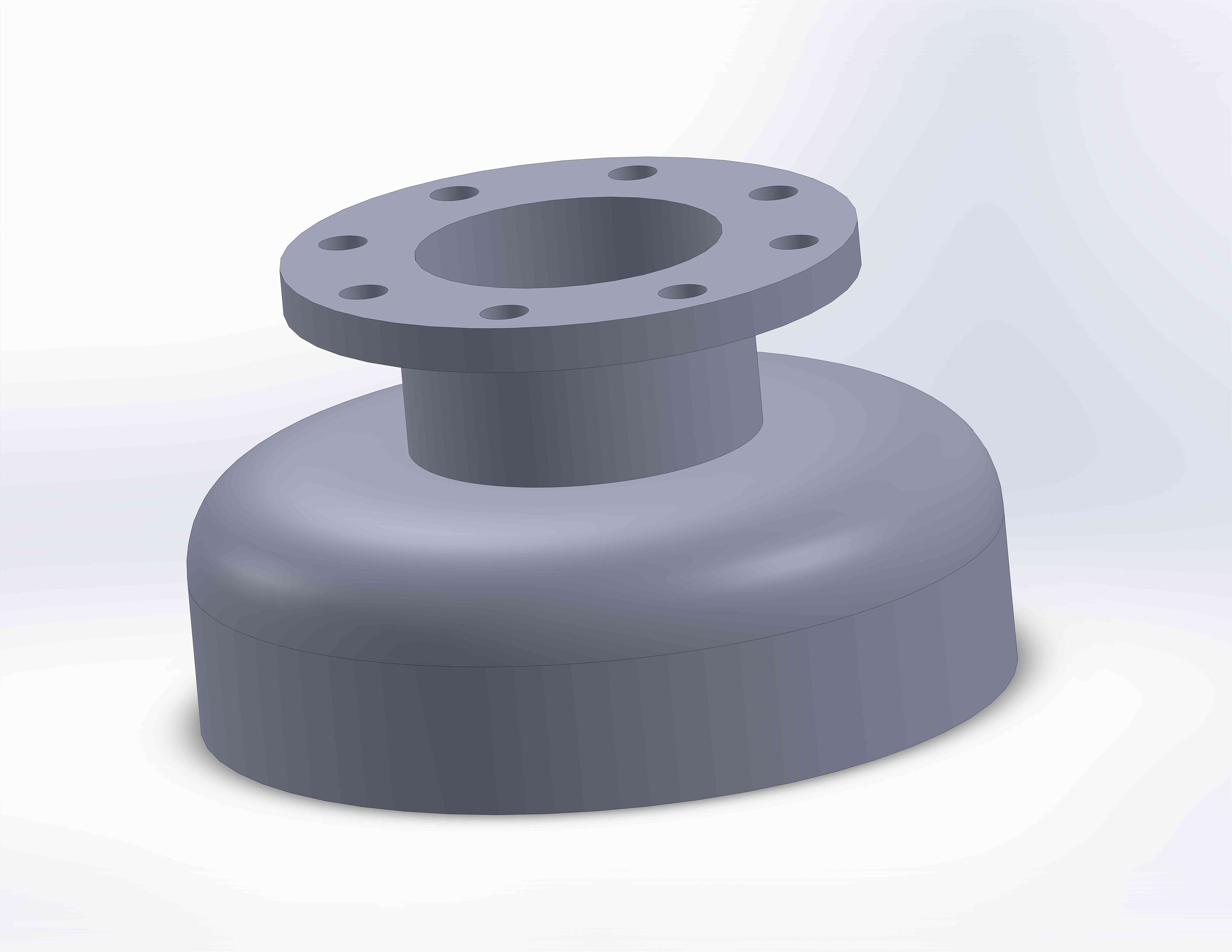 Vacuum Cyclone - Entry & Exit Male Spigot 1.5" [38.10mm] OD .STL File ...