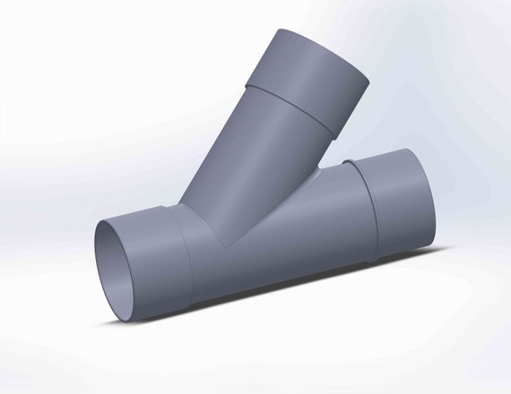 27 No. STL Model Files of Pipe Equal Y Couplers Male to Female | Etsy ...