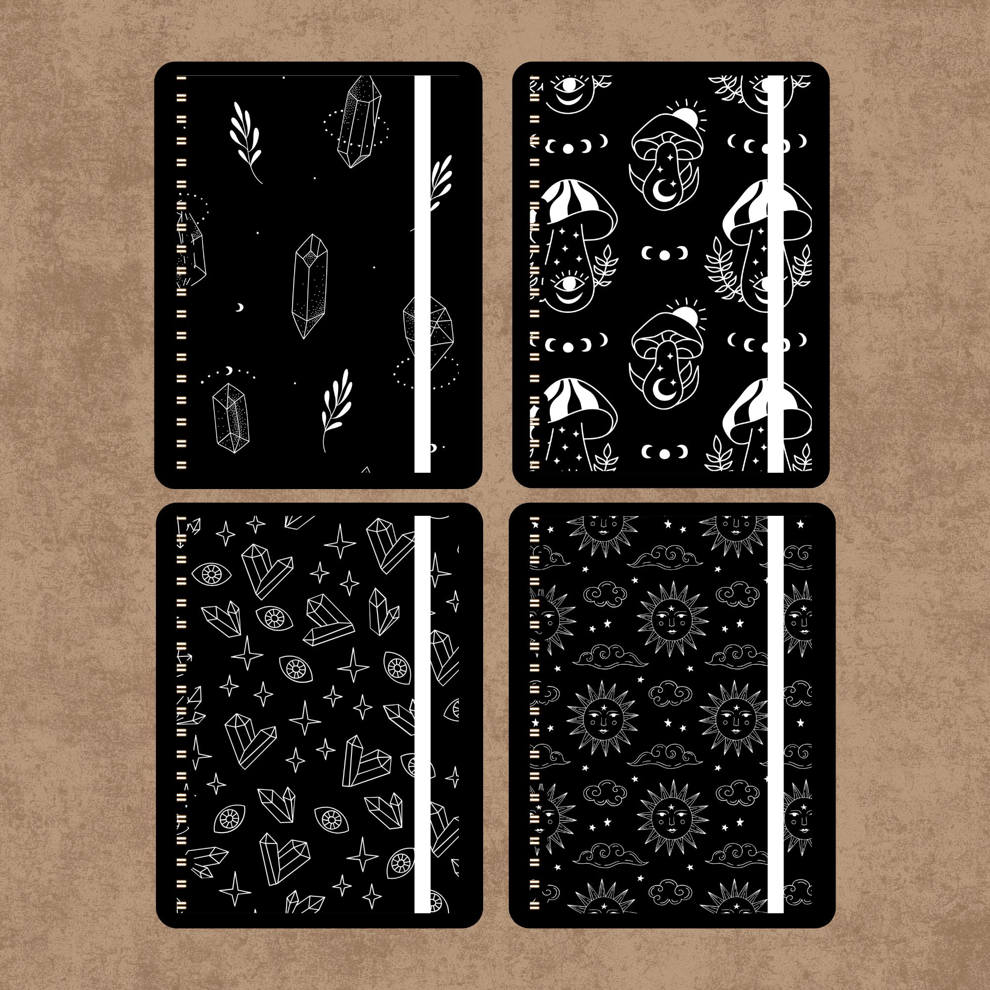 8 Mystical Goodnotes Digital Grimoire Covers, Digital Planner Cover ...