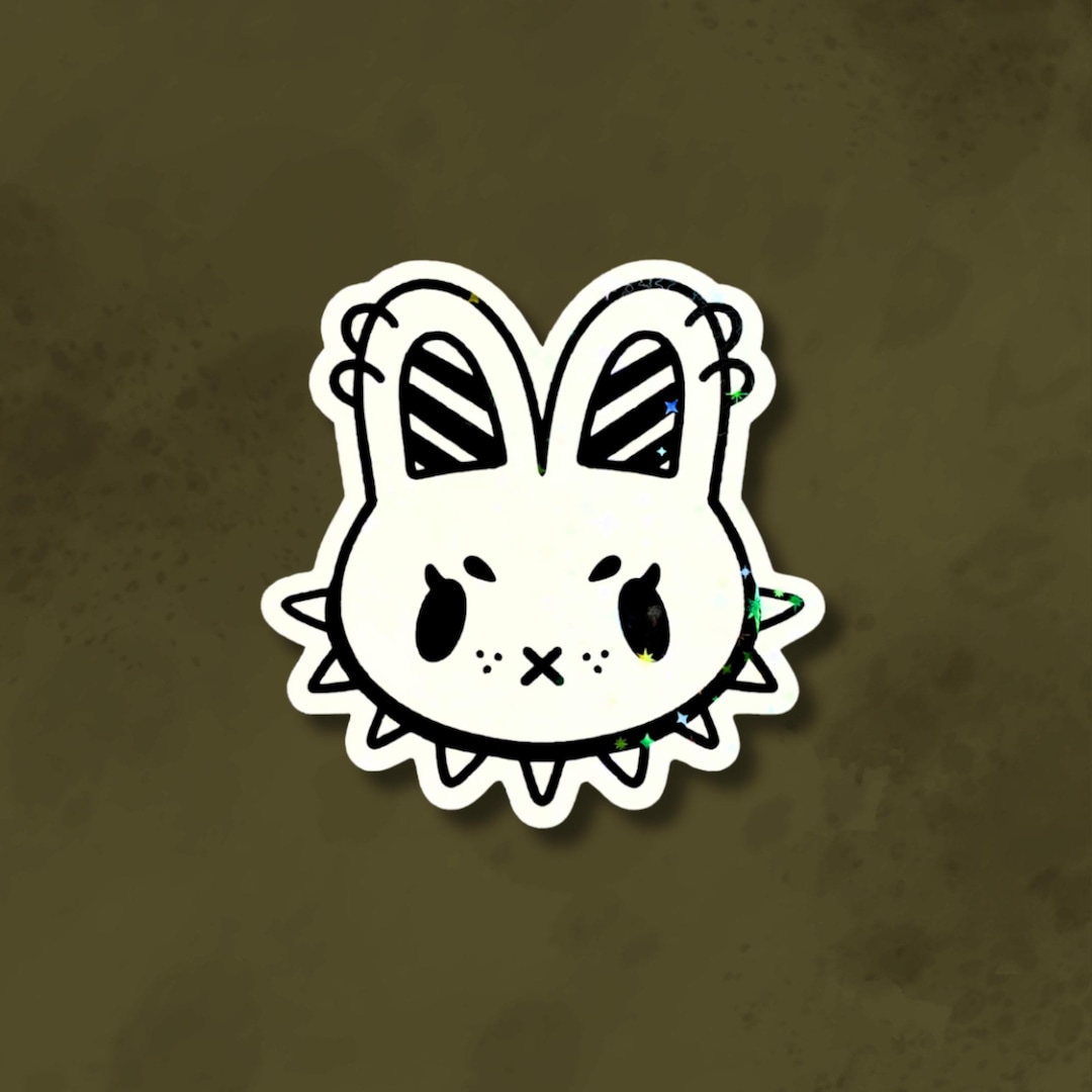 Punk Miffy Sticker, Bunny Sticker, Goth Stickers, Kawaii Emo Stickers ...