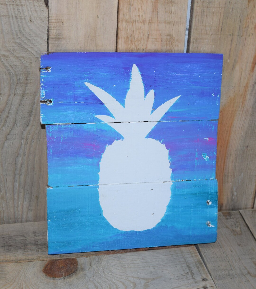 Dusk Pineapple Sign Reclaimed wood - Etsy.de
