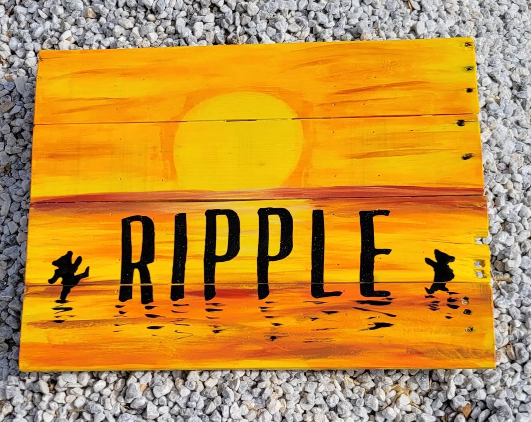 Ripple Sign-reclaimed Art - Etsy