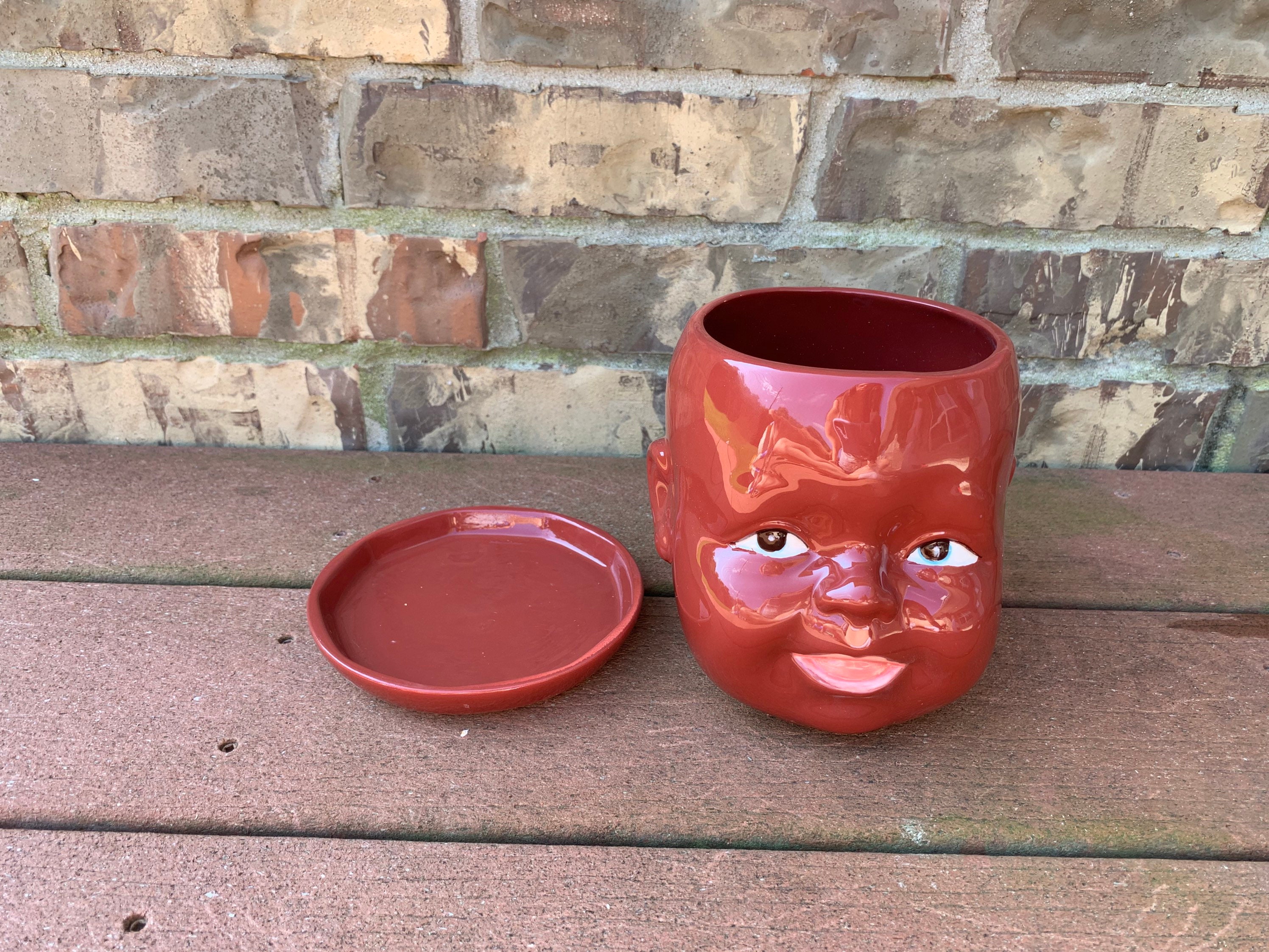5.7 Baby Doll Head Planters Baby Face Planters Ceramic Baby Head ...