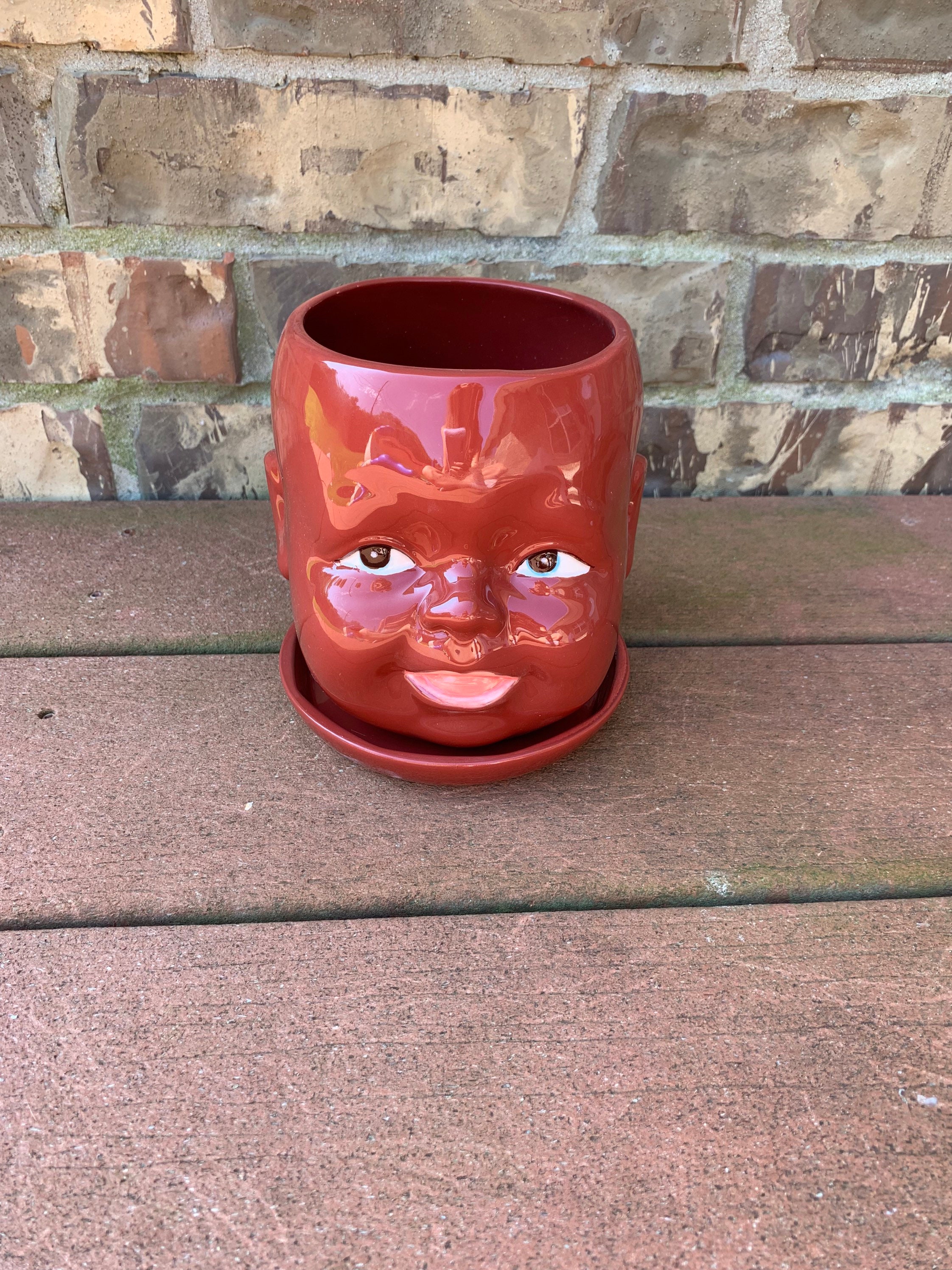 5.7 Baby Doll Head Planters Baby Face Planters Ceramic Baby Head ...