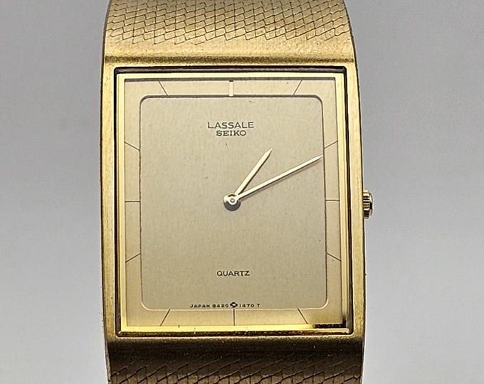 Rare and Beautiful Seiko Lassale 8420-6869 Quartz Dress Watch Unisex ...