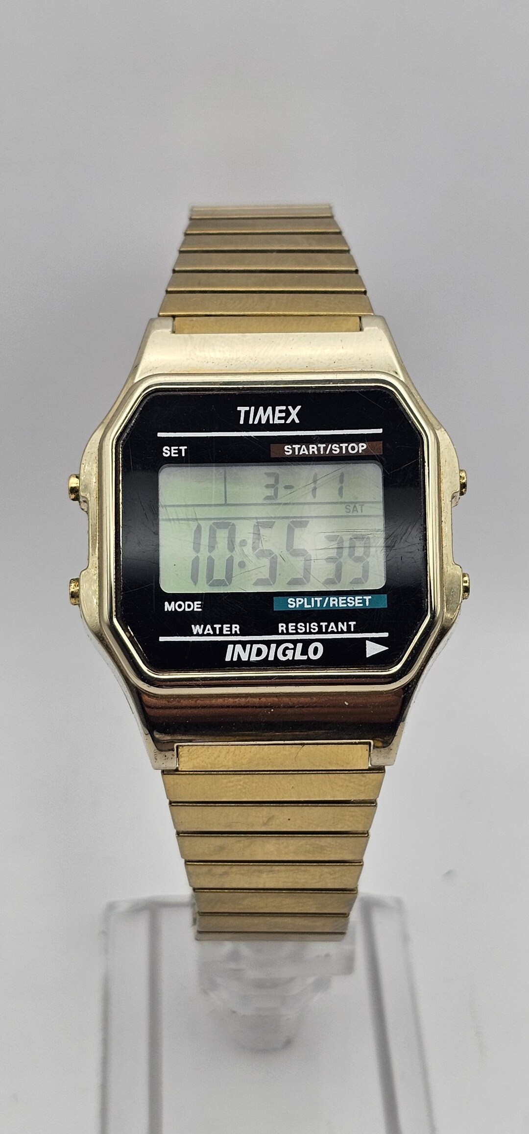 Preowned Vintage Timex Digital Indiglo Watch in Good Cosmetic and Great ...