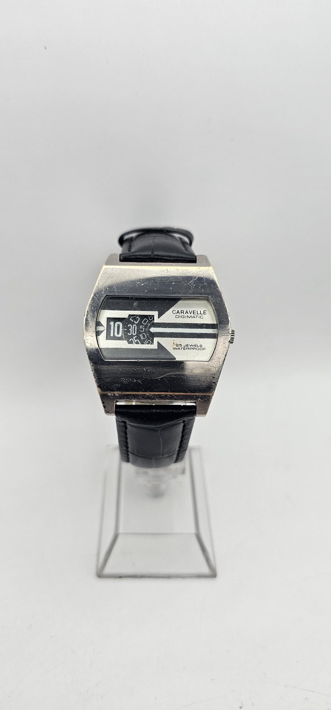 Amazing Vintage Caravelle by Bulova Digimatic Men's Automatic Watch ...