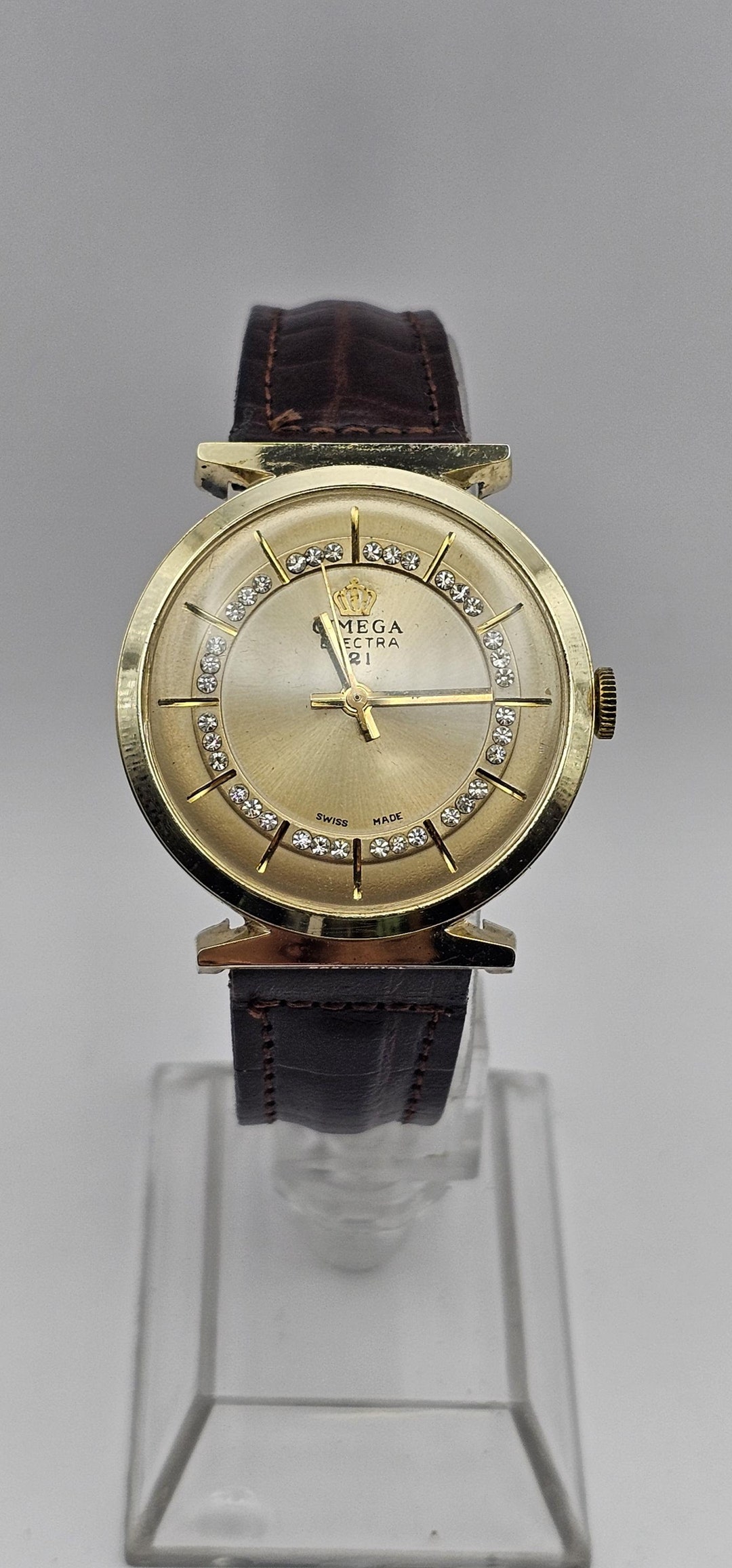 A Vintage Cimega Electra 21 Swiss Made Men's Watch, Manual Wind, Gold ...