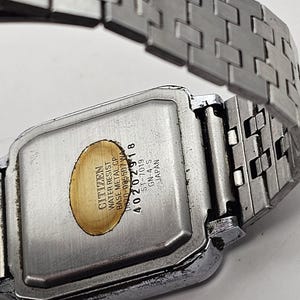Ultra Rare Vintage Citizen SEVEN LCD DIGITAL Mens Watch D020-085507 ...