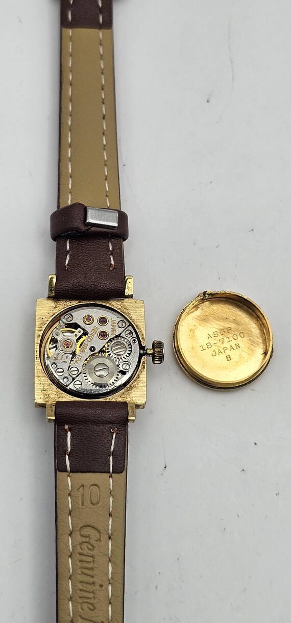 A Vintage Classic Ladies Seiko Square Face Wind Up Wa… - Gem