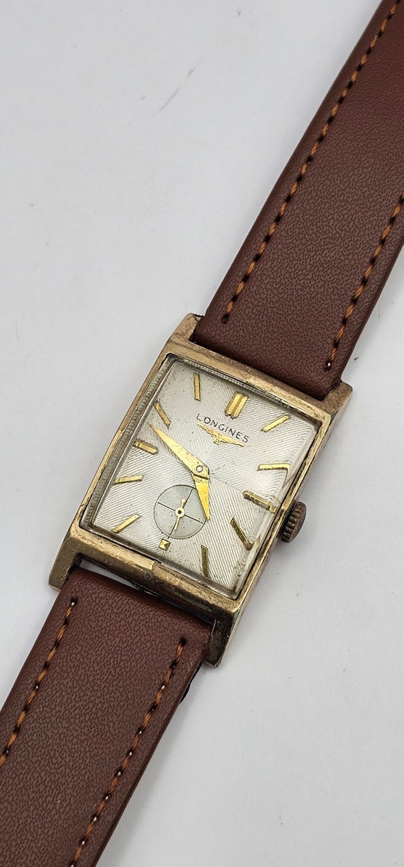 longines vintage gold brown - Gem