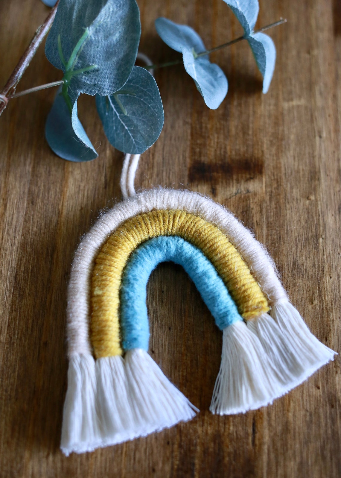 Handmade Rainbow Holiday Ornament - Boho Collection - Set of 3 - Etsy