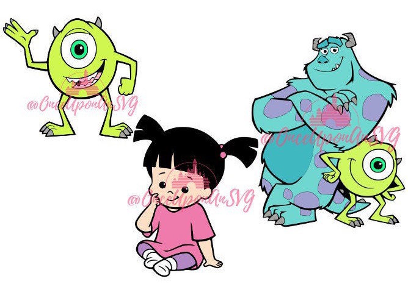 Monsters Inc Svg Sully Svg Mike Svg Boo Svg Svg Disney Etsy