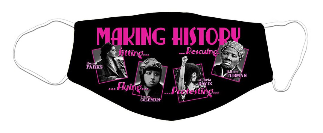 Women Making History Face Mask Black Women Rosa Parks Harriet Tubman ...
