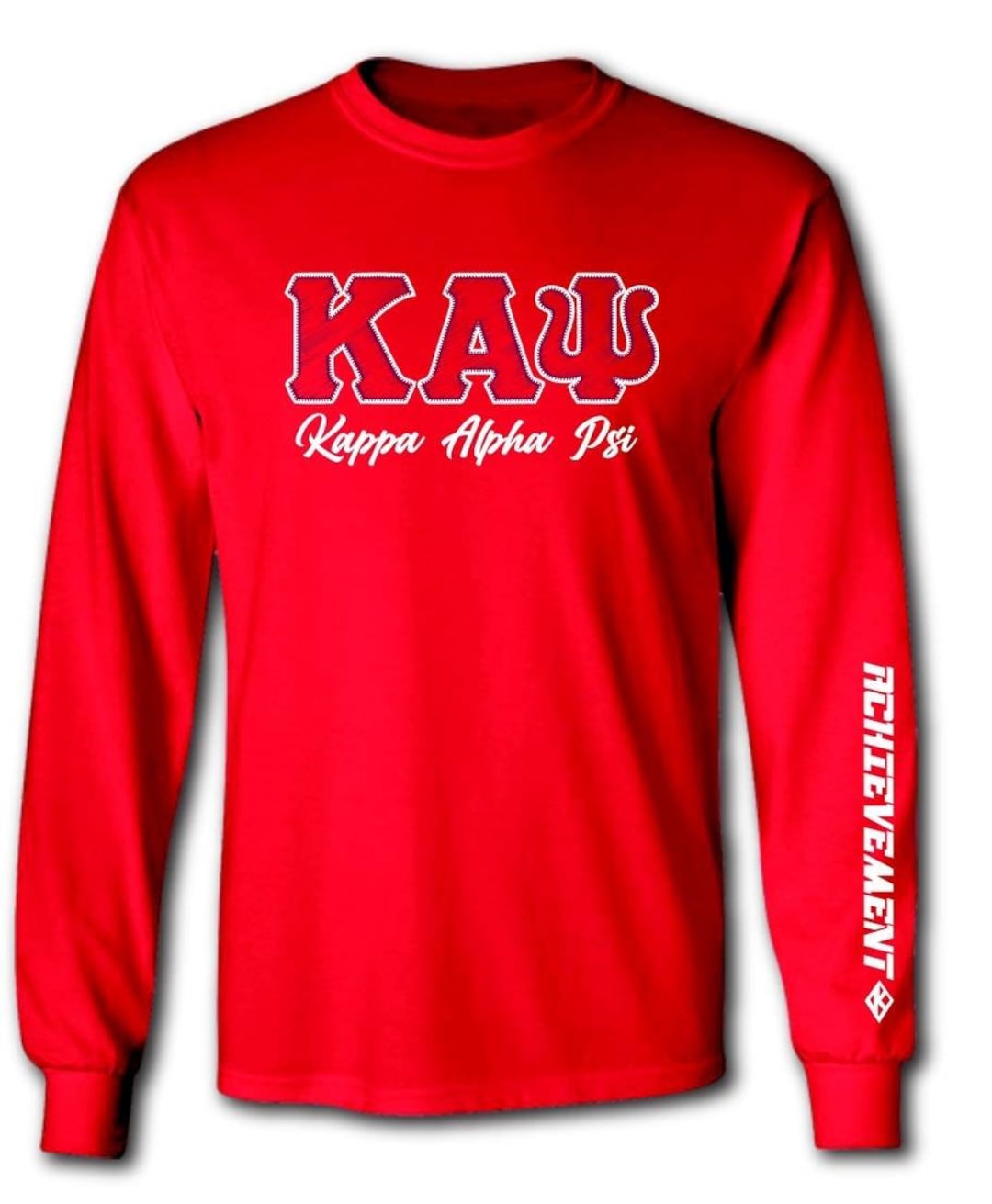 Kappa Alpha Psi ACHIEVEMENT T-shirt Crimson, Screen Printed | Founders ...