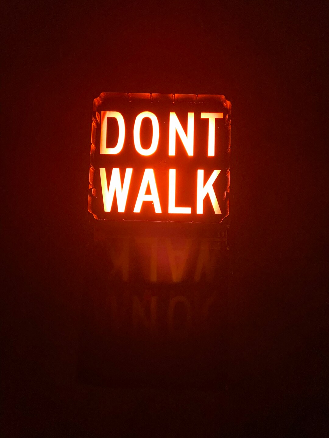 Vintage Walk, Don't Walk Traffic Pedestrian Sign Light. - Etsy