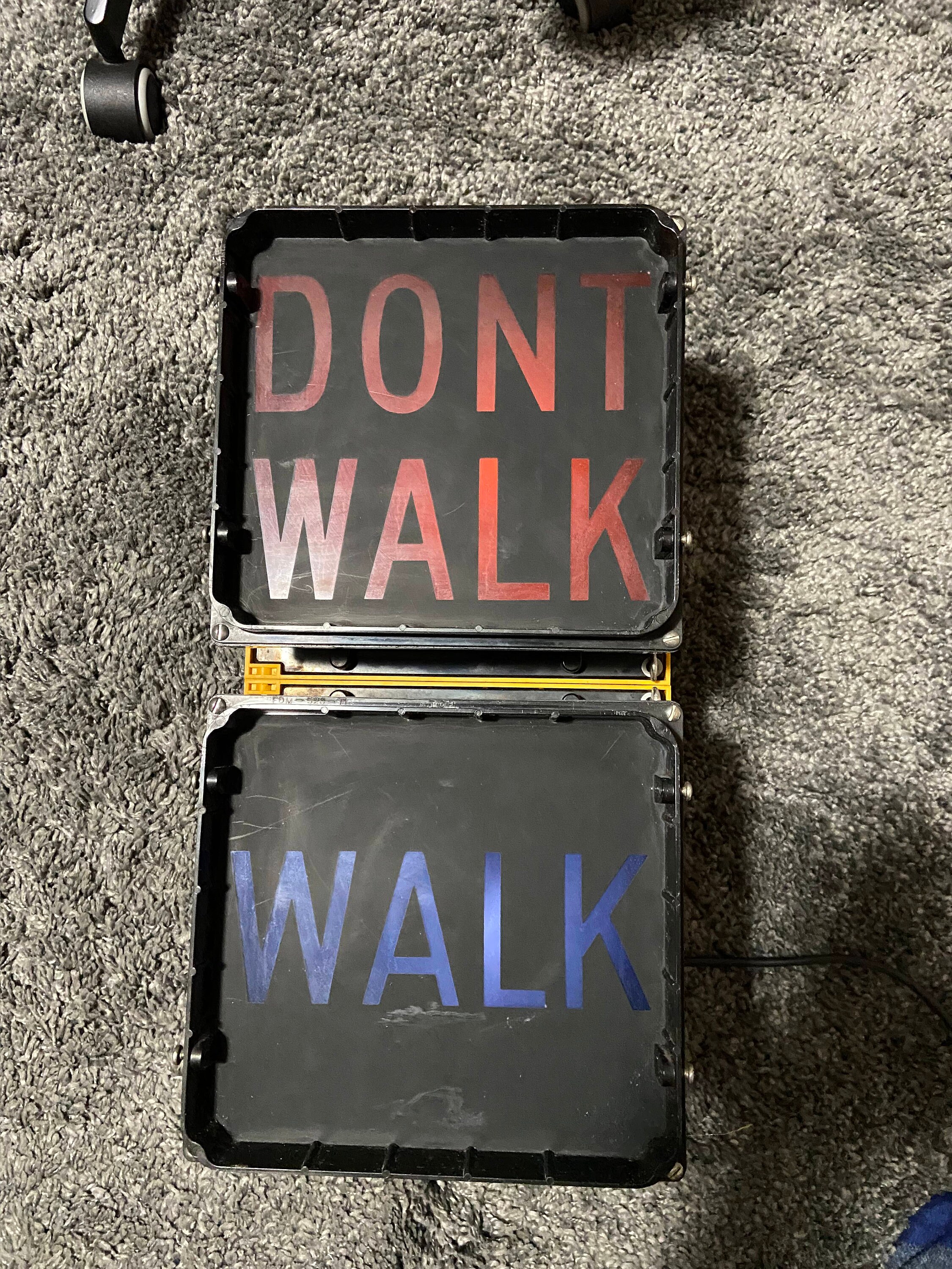 Vintage Walk Don't Walk Traffic Pedestrian Sign Light. - Etsy
