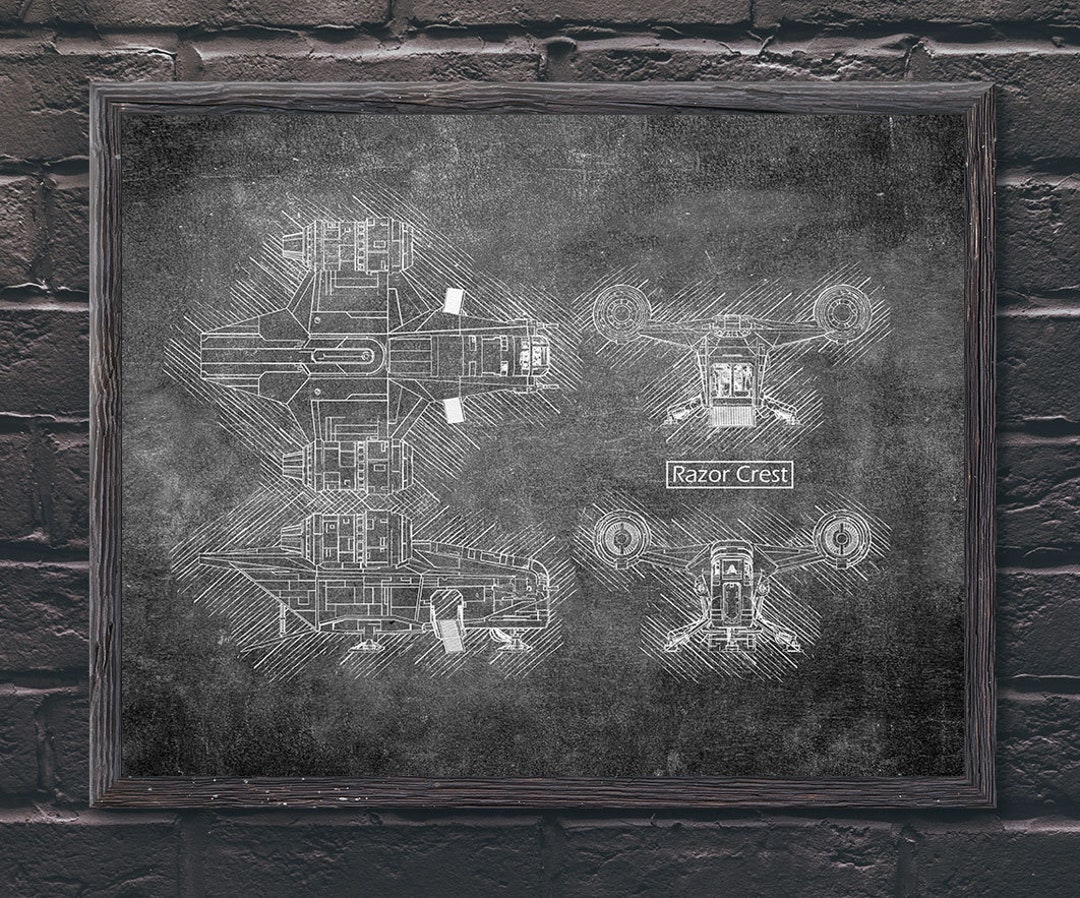 Razor Crest Engineering mandalorian - Etsy