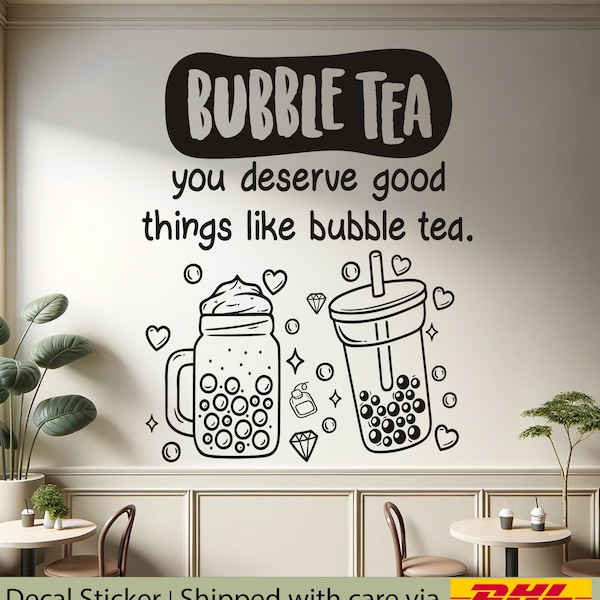 Tea Cup Wall Decal - Etsy