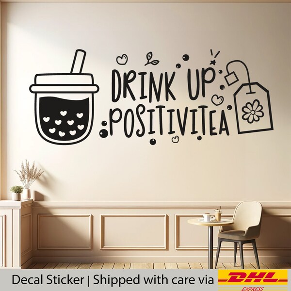 Tea Wall Decal - Etsy