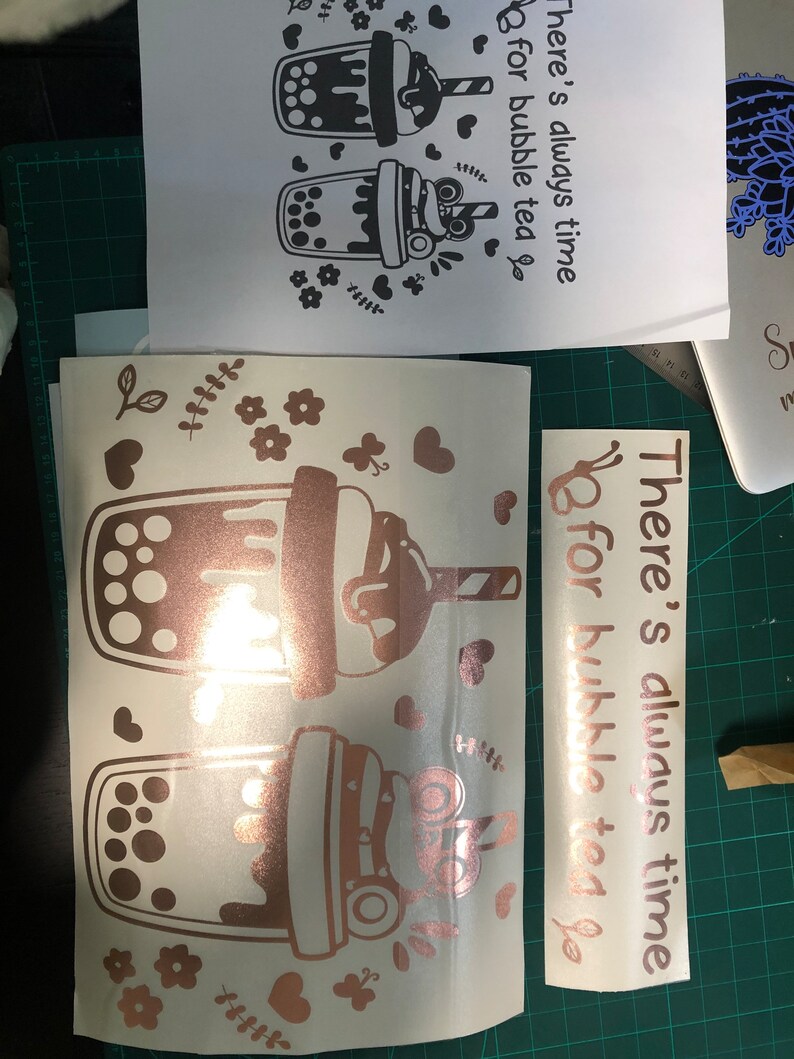 Bubble Tea Decal for Window and Wall Cafe Window Decal Front - Etsy