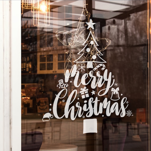 Holiday Window Decals - Etsy
