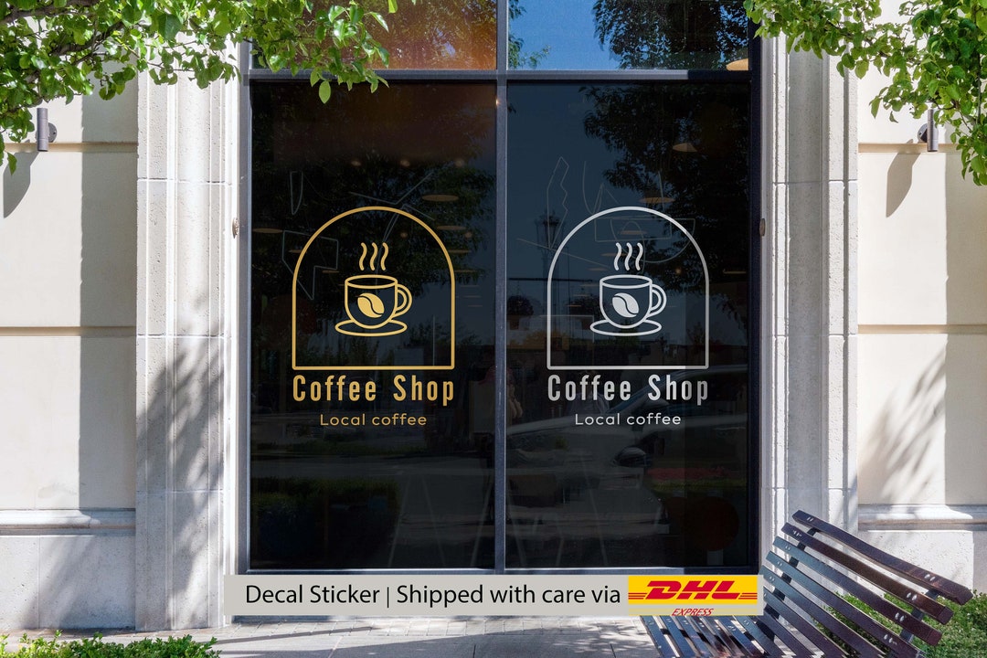 Personalised Business Logo Decals - Enhance Your Shopfront With ...