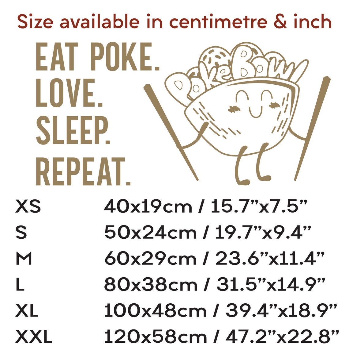 Hawaii Poke Bowl Decal Restaurant Window Decoration Removable - Etsy