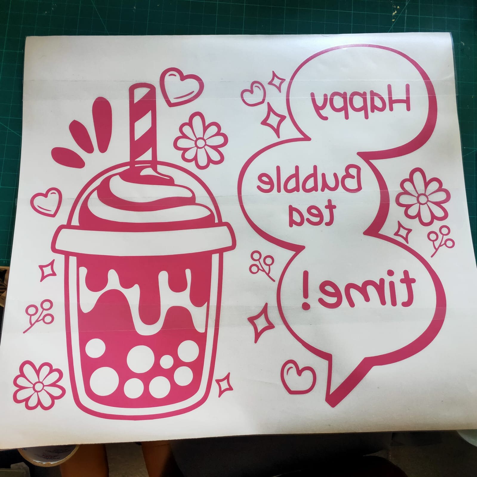 Bubble Tea Decal for Shop Window Display Showcase Bubble Tea - Etsy UK