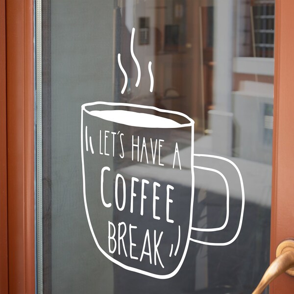 Coffee Shop Decals - Etsy