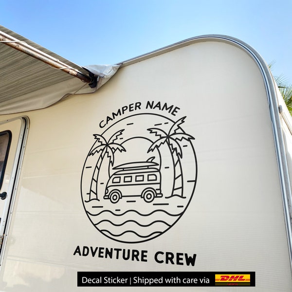 Camper Vinyl Decal - Etsy