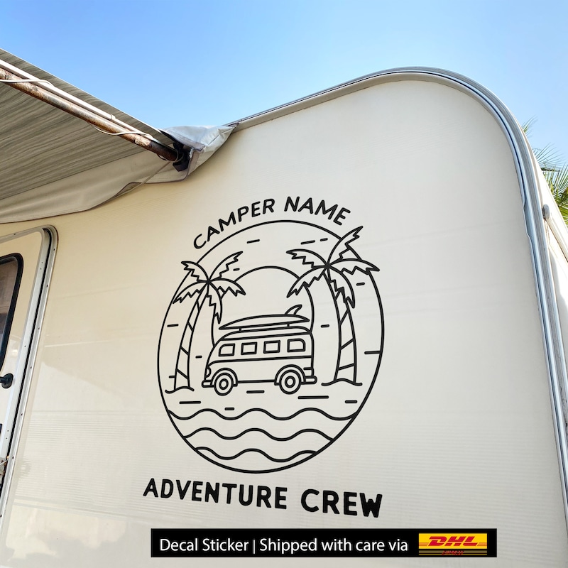 Camper Vinyl Decal - Etsy