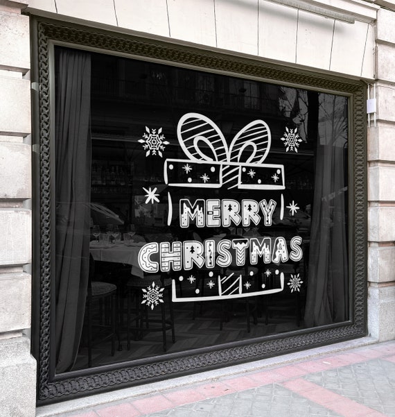 Merry Christmas Window Sign
