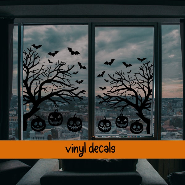 Scary Window Decal - Etsy