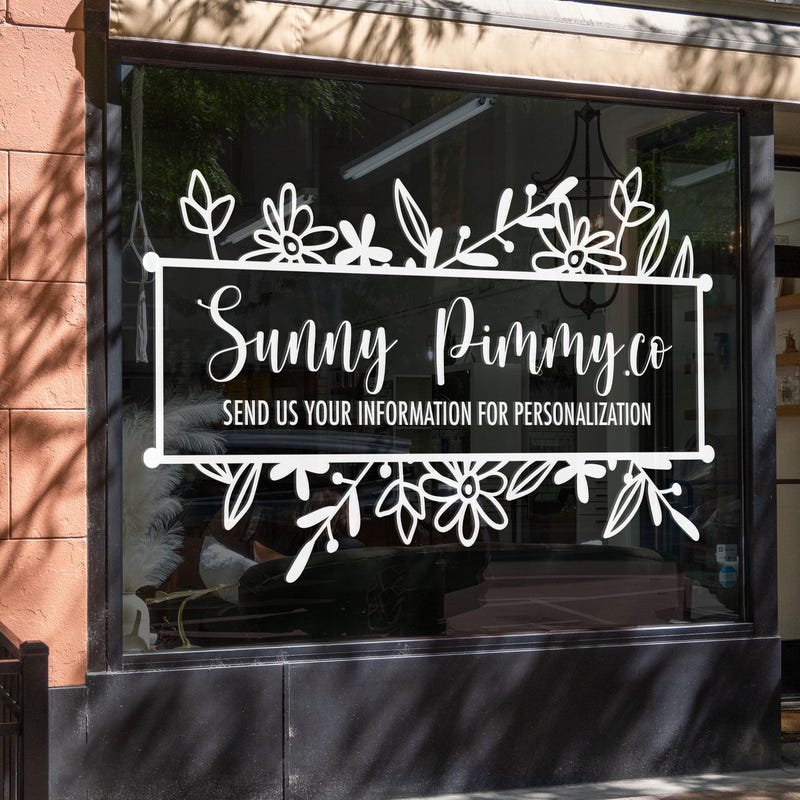 Storefront Window Decals - Etsy