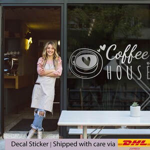 Make a Statement With Coffee House Wall Decals, Coffee House Signage ...