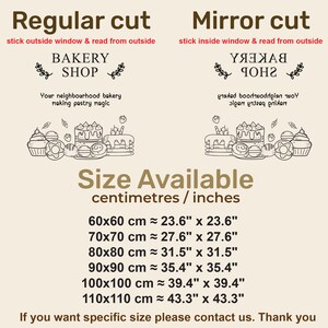 Bakery Pastry Vinyl Decal Business Logo | Bread Croissant Customise ...