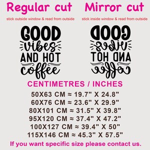 Coffee Quote Decal Signage for Window and Wall Front Store Shop ...