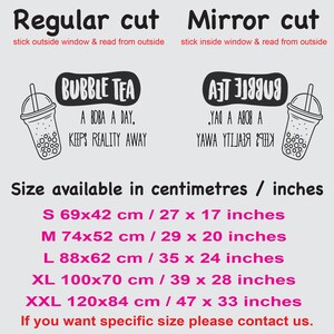 Large Bubble Tea Decals Shop Interior Decoration, Commercial Marketing ...