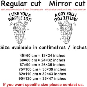 Custom Bubble Waffle Cone Logo Decal, Waffle Wrap Window Sticker, Cafe ...