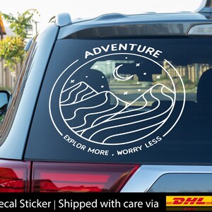 Personalized Vinyl Decal for Cars & Camper Vans - Custom Name Lettering ...