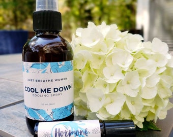 Hot Flash Cool and Refreshing Body Mist 3oz Cooling Essential Oils Body ...