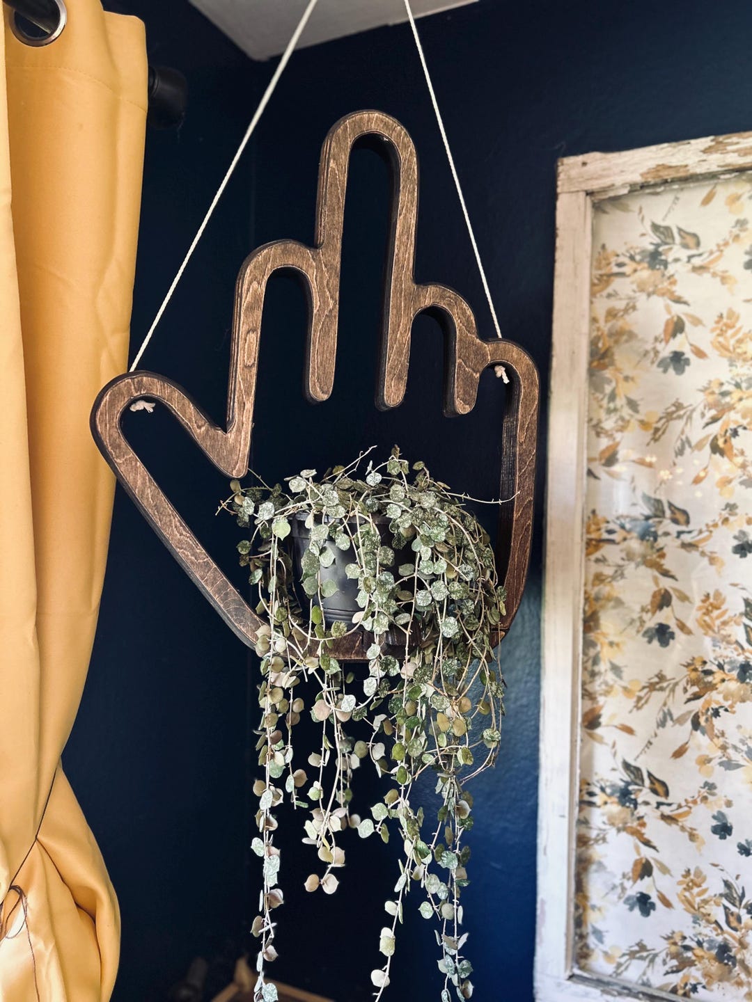 Middle Finger, Flipping the Bird, Plant Hanger, Plant Stand, Hanging ...